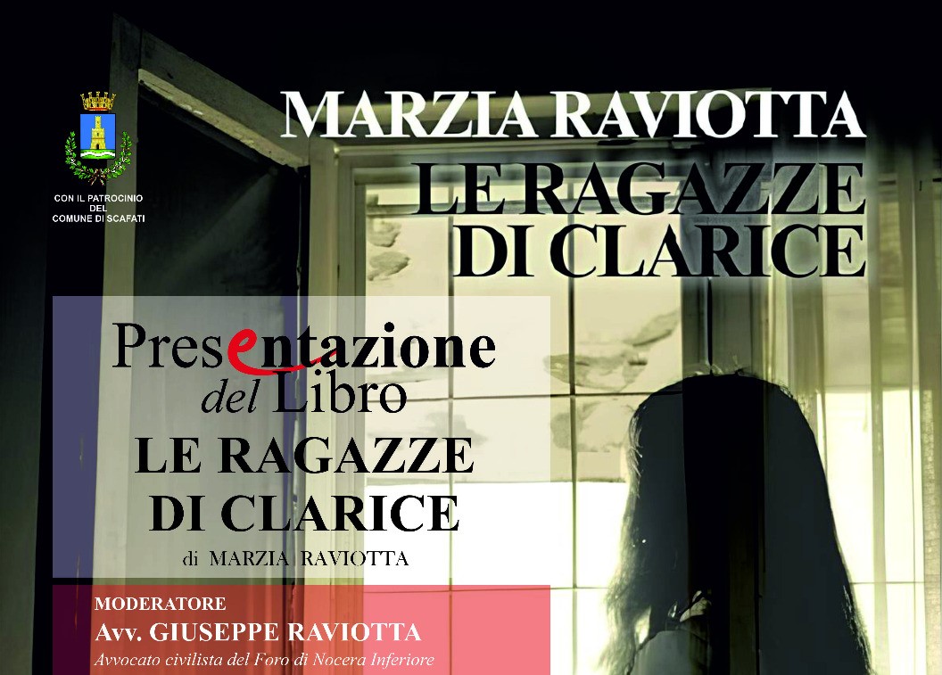 "Le ragazze di Clarice", a Scafati la presentazione del romanzo d'esordio di Marzia Raviotta